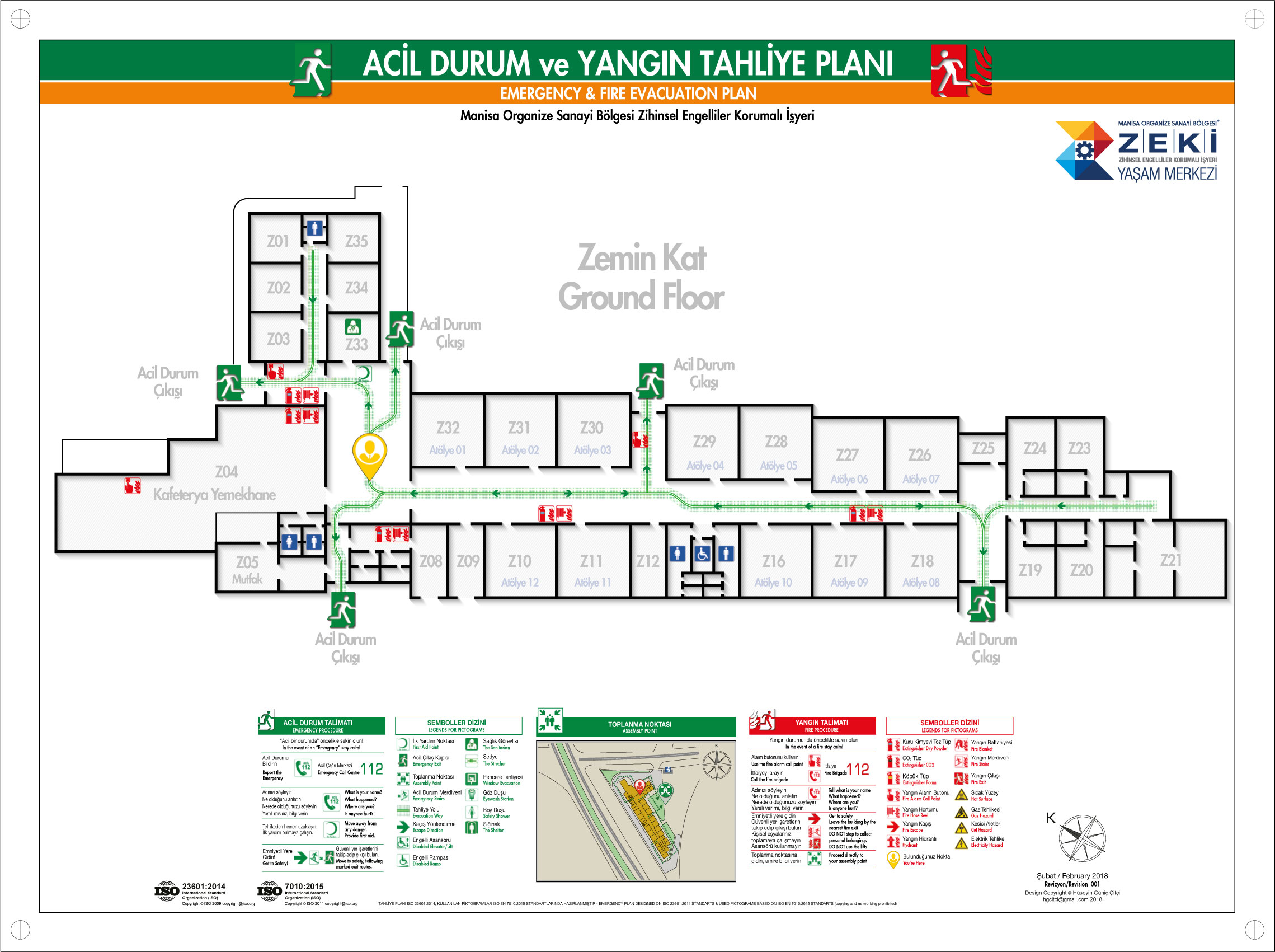 Manisa OSB ISO 23601 Acil Durum ve Yangın Tahliye Plan Örnekleri – ISO ...