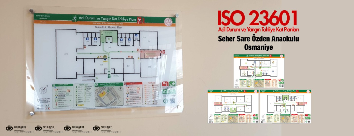 ISO 23601 Acil Durum ve Yangın Tahliye Planlari – Profesyonel Entegre