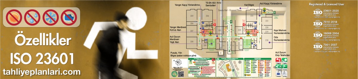 ISO 23601 Tahliye Planı ve Özellikleri – ISO 23601 Acil Durum ve Yangın ...